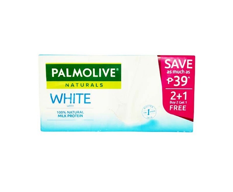 Palmolive Naturals White with 100% Natural Milk Protein (3 Packs x 115g)