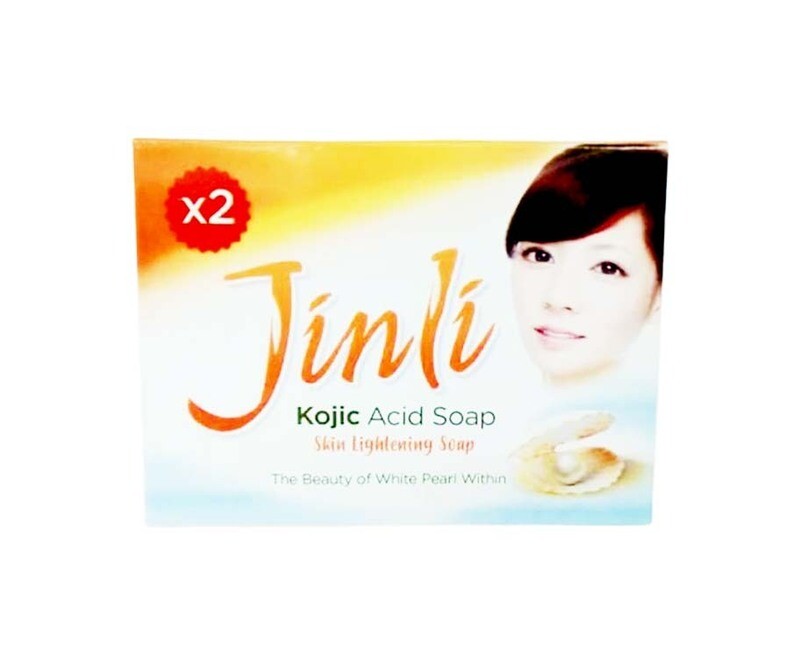 Jinli Kojic Acid Soap Skin Lightening Soap (2 Packs x 65g)