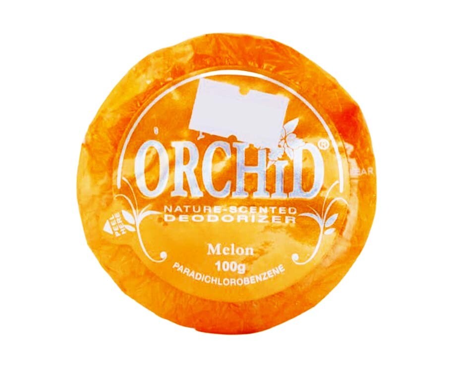 Orchid Nature-Scented Deodorizer Melon Without Holder - 100g