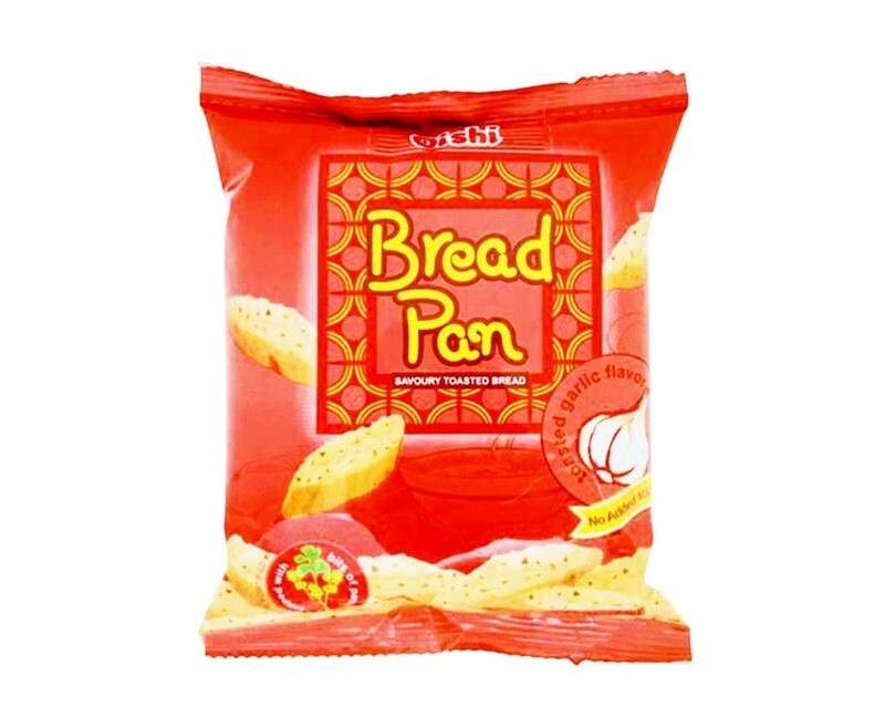 Oishi Bread Pan Savoury Toasted Bread Toasted Garlic Flavor 24g