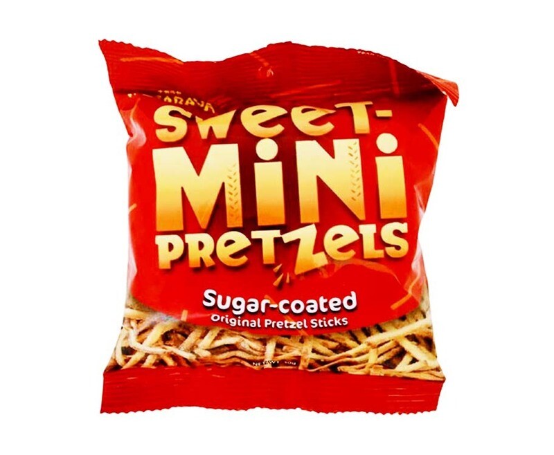 Nagaraya Sweet-Mini Pretzels Sugar-Coated Original Pretzel Sticks 30g