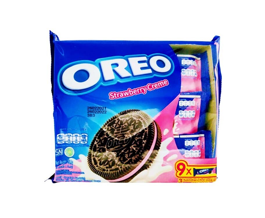 Oreo Strawberry Creme (9 Packs x 28.5g)