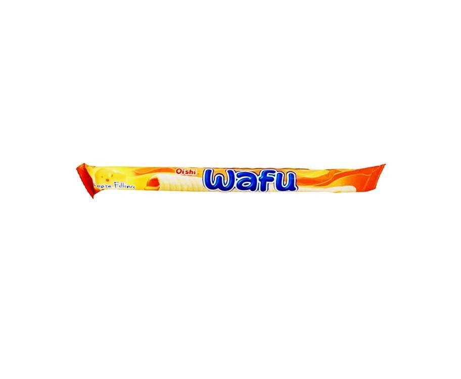 Oishi Wafu Cheddar Cheese Rolled Wafer 14g