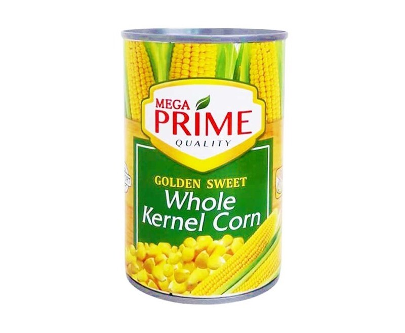 Mega Prime Golden Sweet Whole Kernel Corn 425g