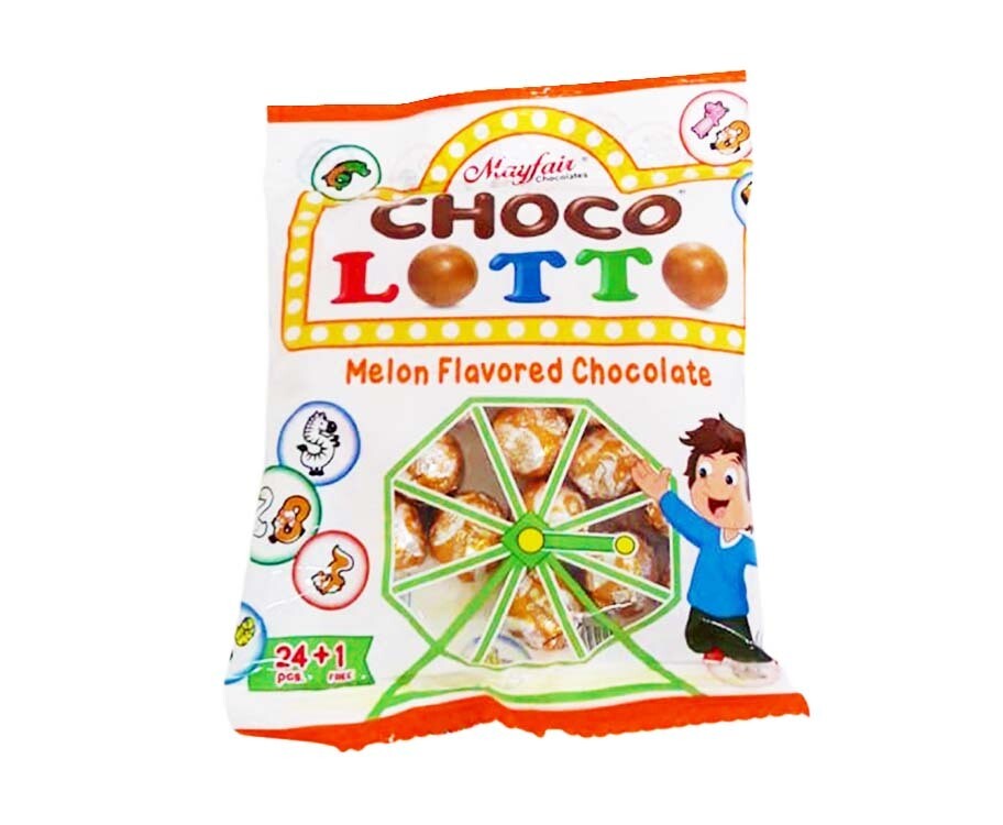Mayfair Choco Lotto Melon Flavored Chocolate (24+1 Packs) 80g