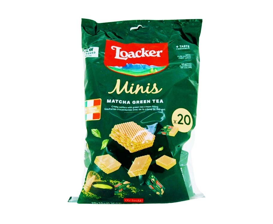 Loacker Minis Matcha Green Tea (20 Packs x 10g) Loacker Minis Matcha Green Tea (20 Packs x 10g)