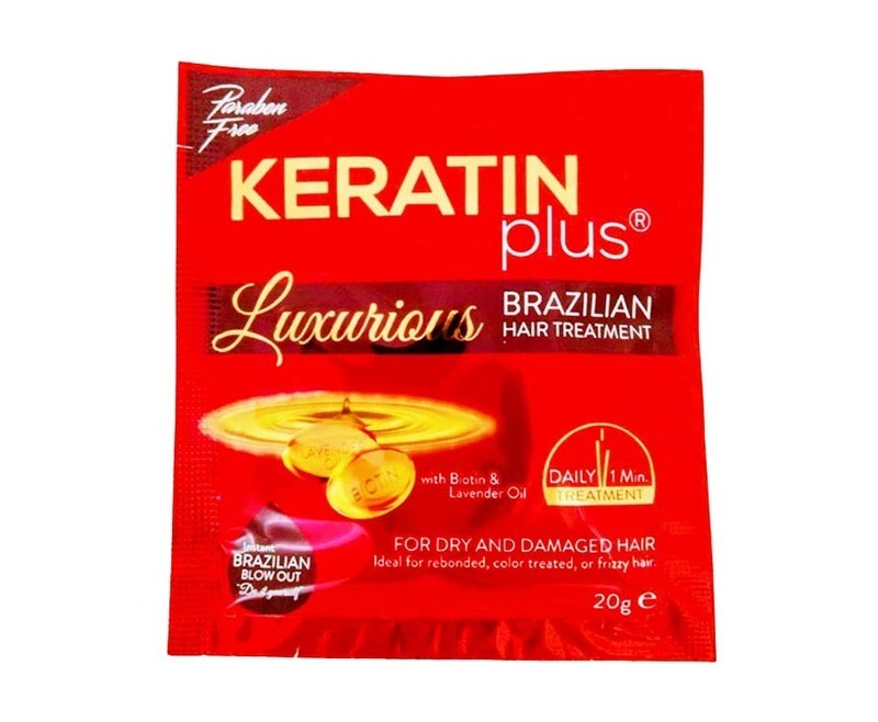 Keratin Plus Luxurious Brazilian Hair Treatment Red 20g