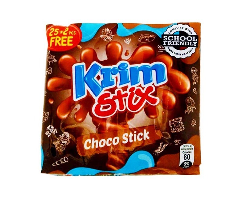Krim Stix Choco Stick (25+2 Pieces) 129.6g