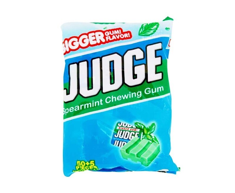 Judge Spearmint Chewing Gum 55 Pieces 192.5g