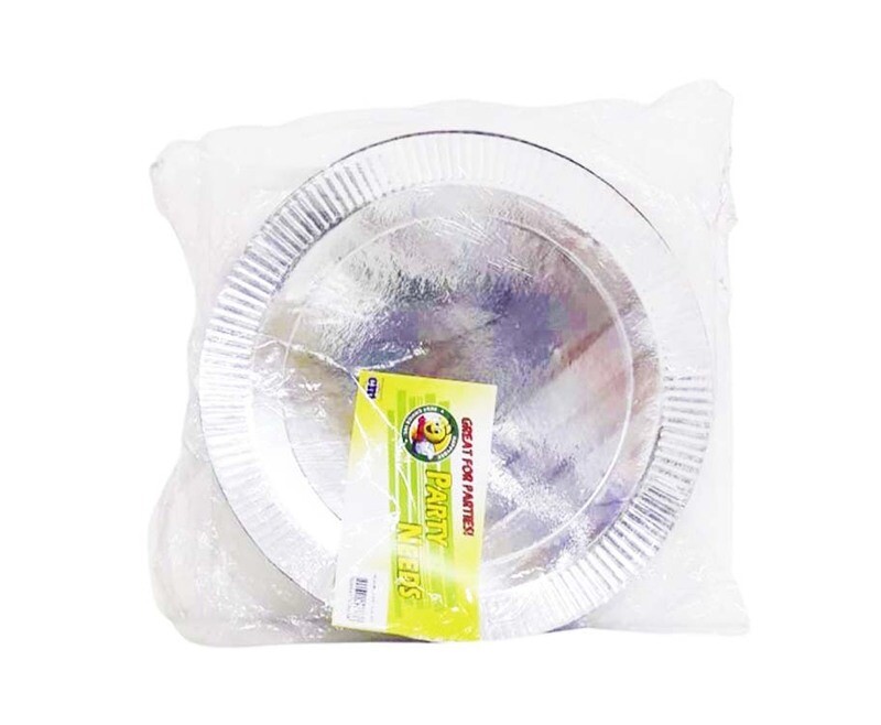 HappyBee Party Needs Aluminum Paper Plates 10.25" 20 Pieces