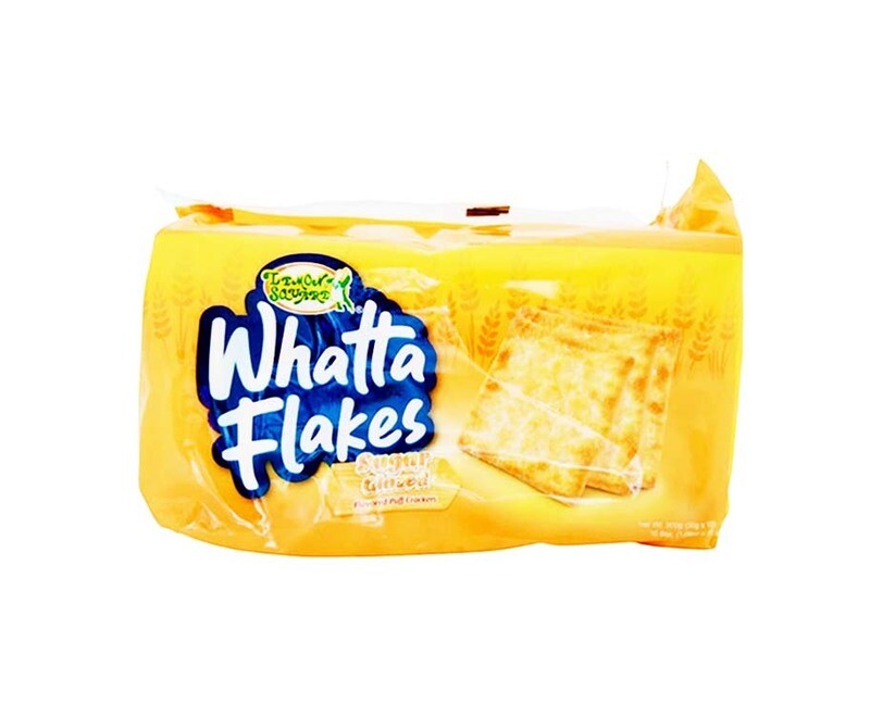 Lemon Square Whatta Flakes Sugar Glazed Flavored Puff Crackers (10 ...