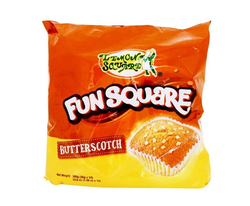 Lemon Square Fun Square Butterscotch (10 Packs x 30g) 300g