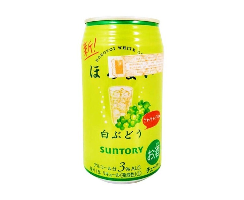 Suntory Horoyoi White Grape 3% Alcohol 350mL