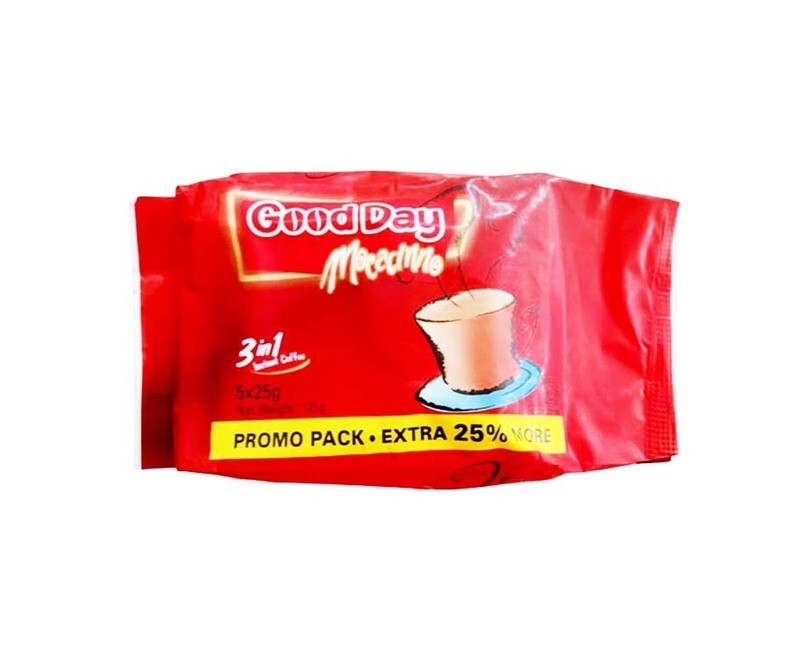 Good Day Mocacinno 3-in-1 Instant Coffee (5 Packs x 25g)