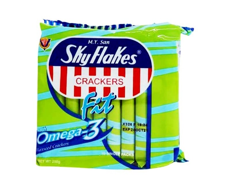 M.Y. San Sky Flakes Flaxseed Crackers Fit with Omega-3 (10 Packs x 25g)