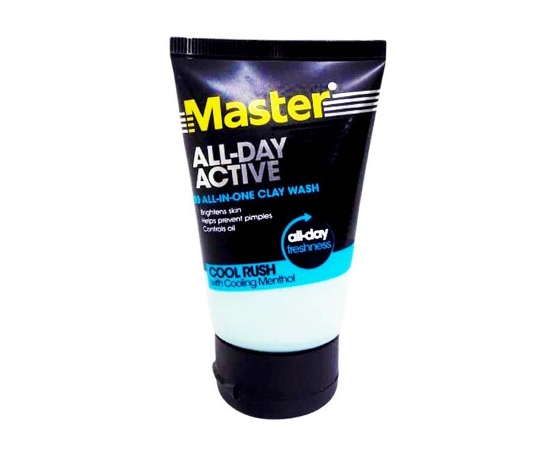 Master All-Day Active All-in-One Clay Wash Cool Rush with Cooling ...