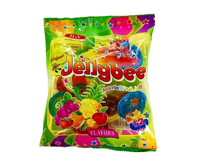 H&Y Healthy & Young Jellybee Assorted Fruit Jelly Flavors 12 Pieces