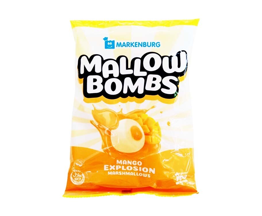 Markenburg Mallows Bombs Mango Explosion Marshmallows 100g