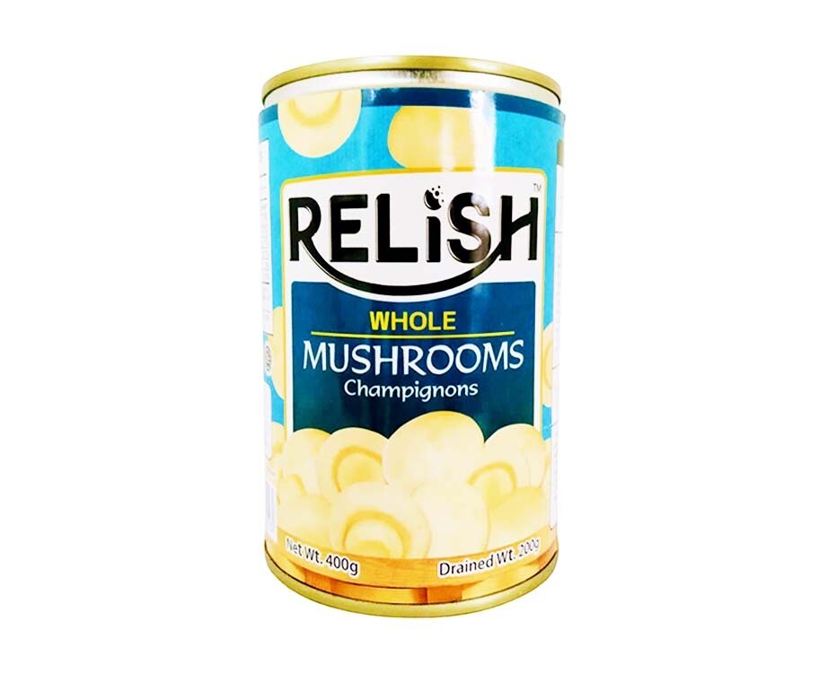 Relish Whole Mushrooms Champignons 400g