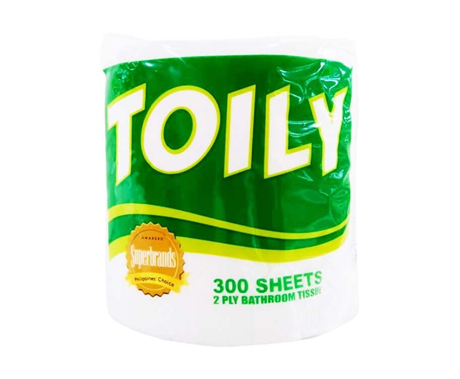 Toily Bathroom Tissue Solo 2-Ply 300 Sheets