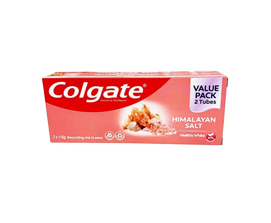 Colgate Anticavity Toothpaste Himalayan Salt Healthy White Value Pack ...