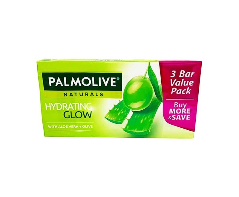 Palmolive Naturals Hydrating Glow with Aloe Vera + Olive Value Pack (3 ...