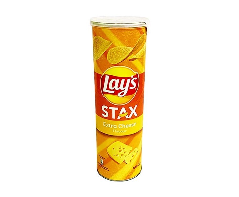 Lay's Stax Extra Cheese Flavour Potato Chips 105g