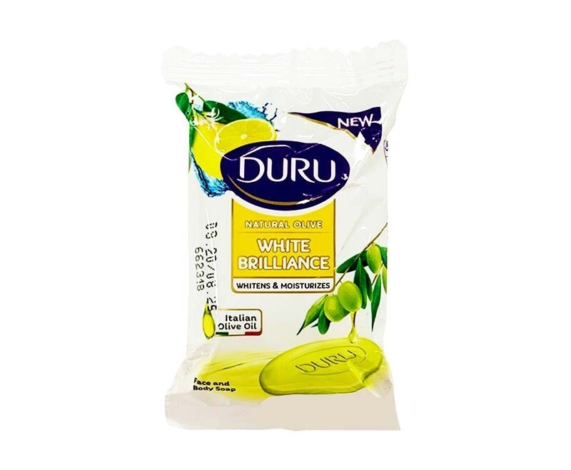 Duru Natural Olive White Brilliance Face and Body Soap 60g