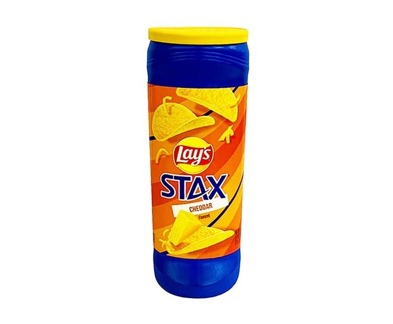 Lay's Stax Cheddar Flavored Potato Crisps 155.9g