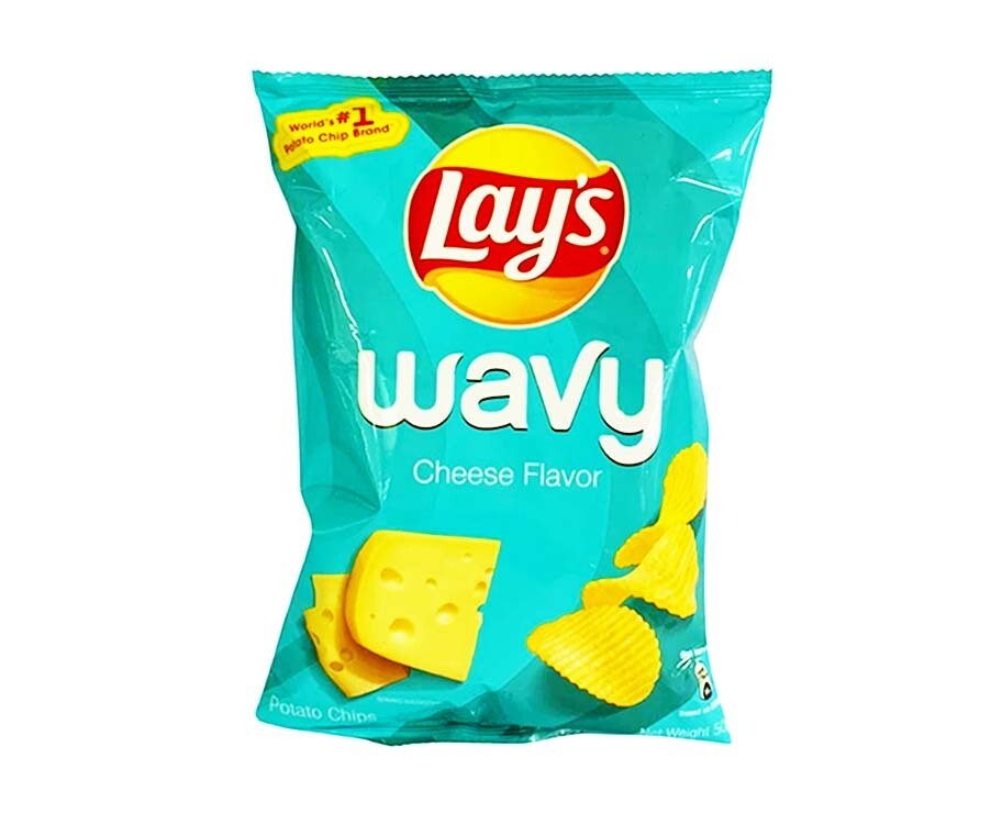 Lay's Wavy Cheese Flavor Potato Chips 50g