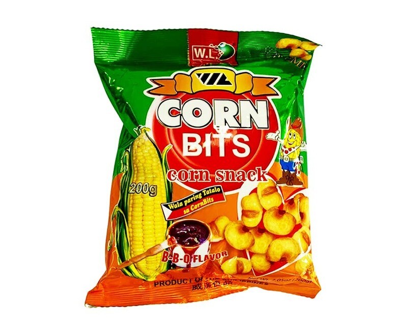 W.L. Foods Corn Bits Corn Snack B-B-Q Flavor 200g