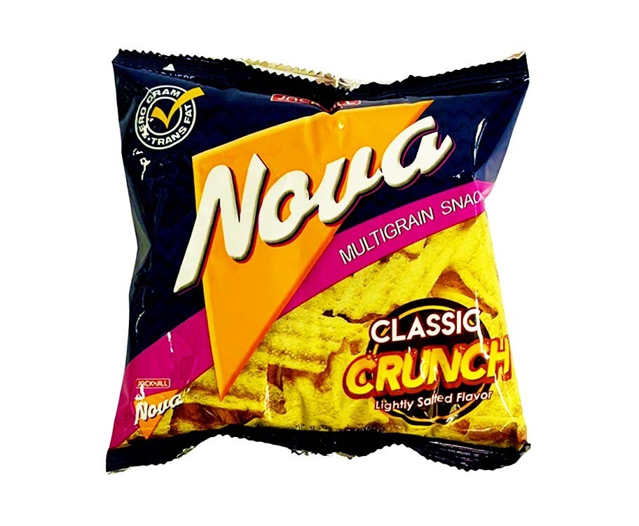 Jack 'n Jill Nova Multigrain Snack Classic Crunch Lightly Salted Flavor 40g