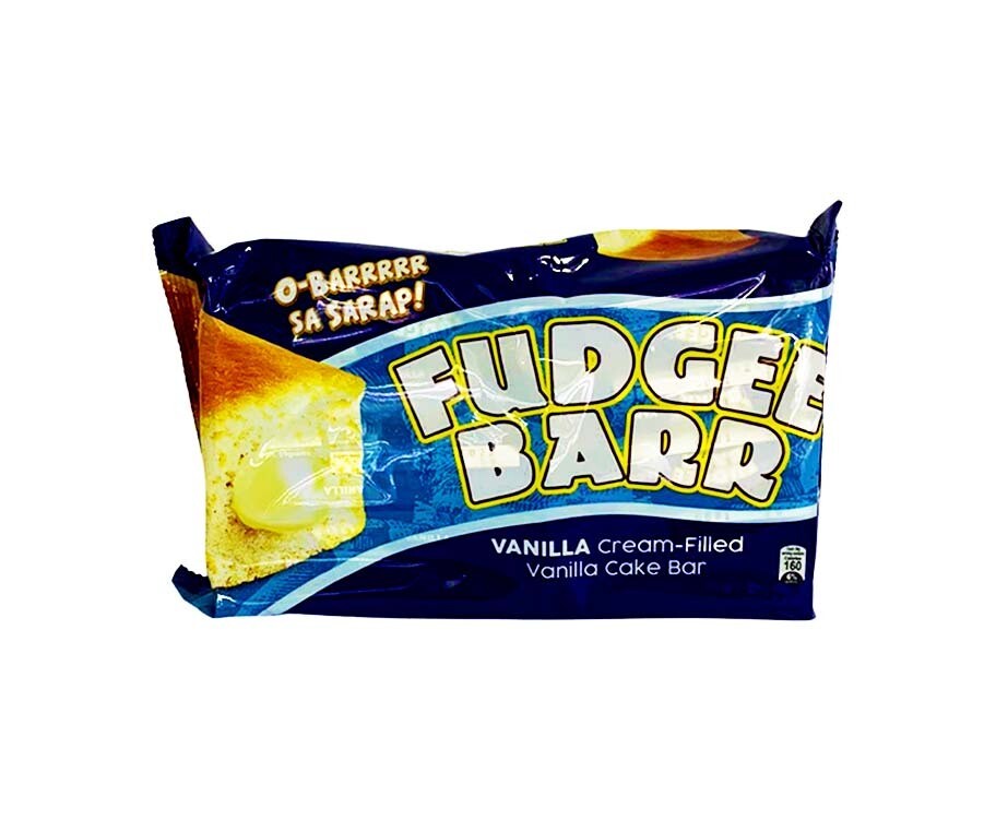 Fudgee Barr Vanilla Cream-Filled Vanilla Cake Bar (10 Packs x 39g) 390g