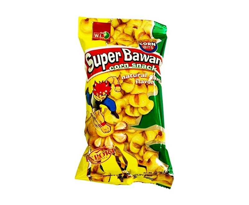 W.L. Foods Corn Bits Super Bawang Corn Snack Natural Garlic Flavor 100g