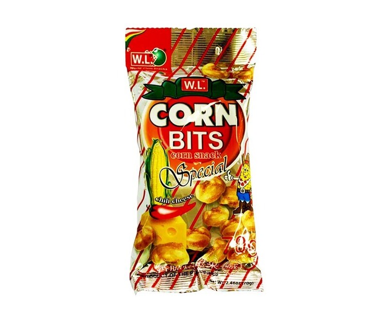 W.L. Foods Corn Bits Corn Snack Special Chili Cheese 70g