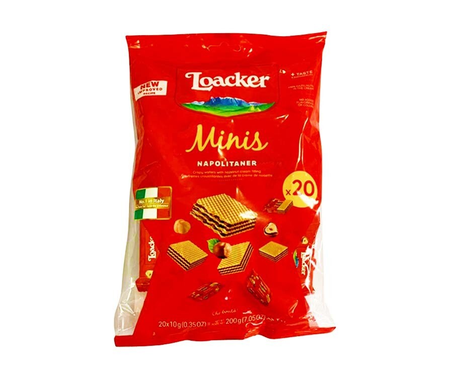 Loacker Minis Napolitaner (20 Packs x 10g) 200g