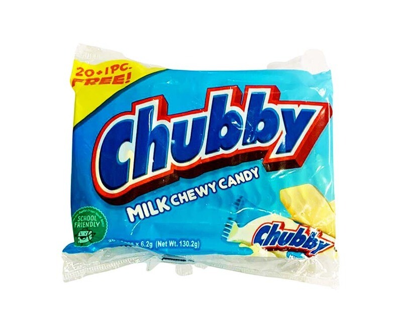Chubby Milk Chewy Candy (20+1 Pieces x 6.2g) 130.2g