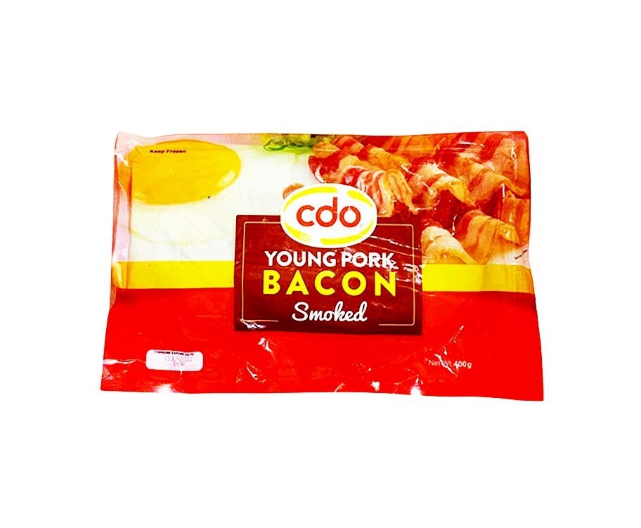 CDO Young Pork Bacon Smoked 400g