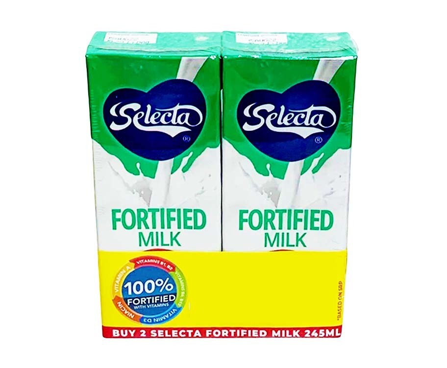Selecta Fortified Milk (2 Packs x 245mL)