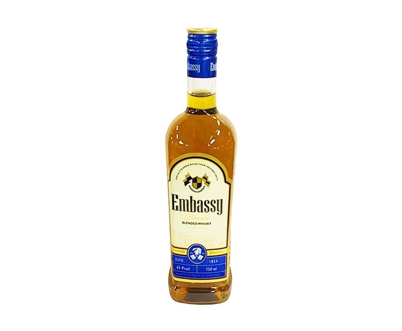 Embassy Premium Blended Whisky 750mL