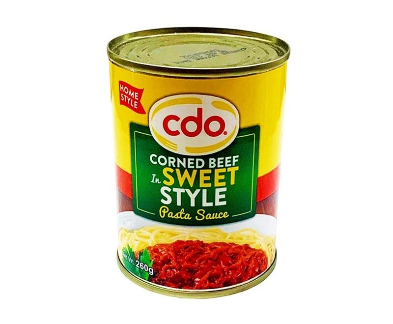 CDO Corned Beef in Sweet Style Pasta Sauce Homestyle 260g