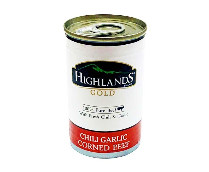 CDO Highlands Gold Chili Garlic Corned Beef 150g