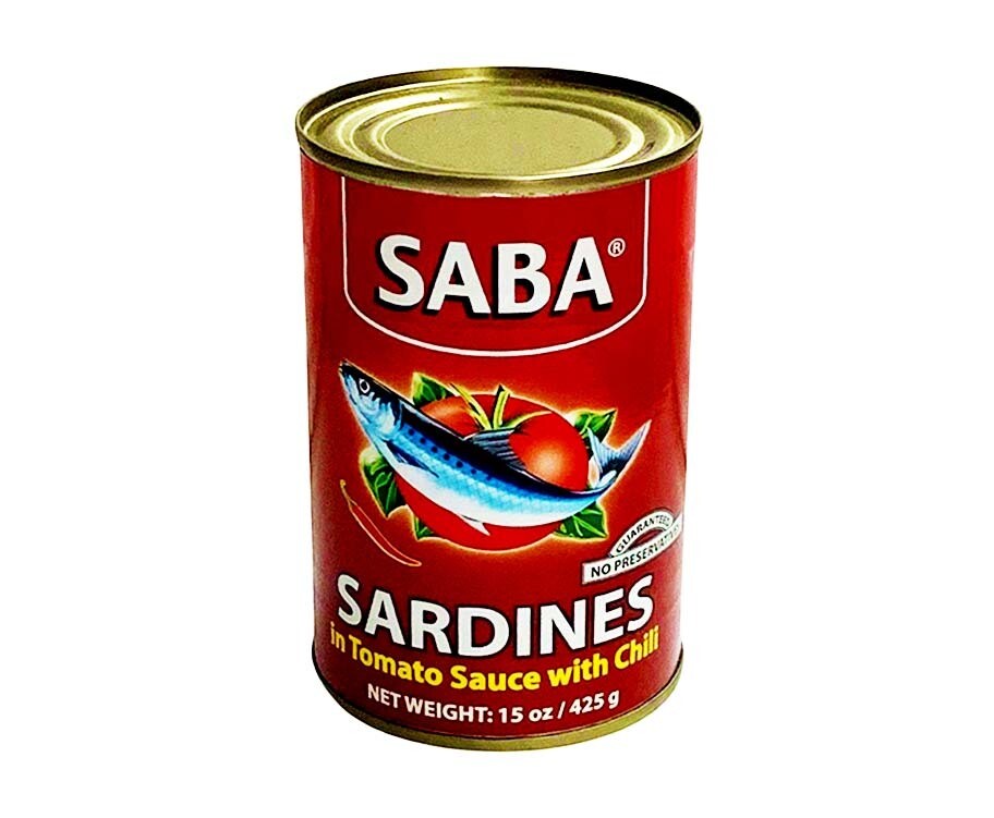 Saba Sardines in Tomato Sauce with Chili 15oz (425g)