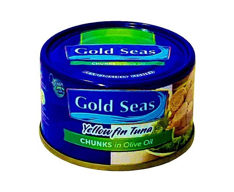 Gold Seas Yellowfin Tuna Chunks in Olive Oil 90g