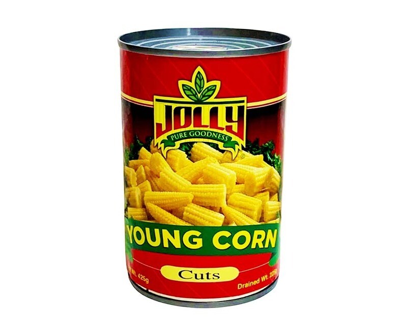 Jolly Pure Goodness Young Corn Cuts 425g