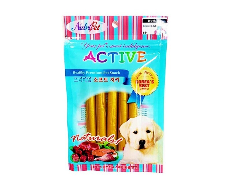 NutriPet Active Healthy Premium Pet Snack Chicken Sausage 85g