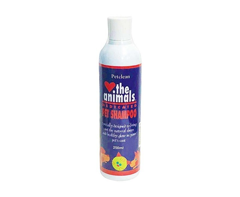 PetClean The Animals Medicated Pet Shampoo 250mL
