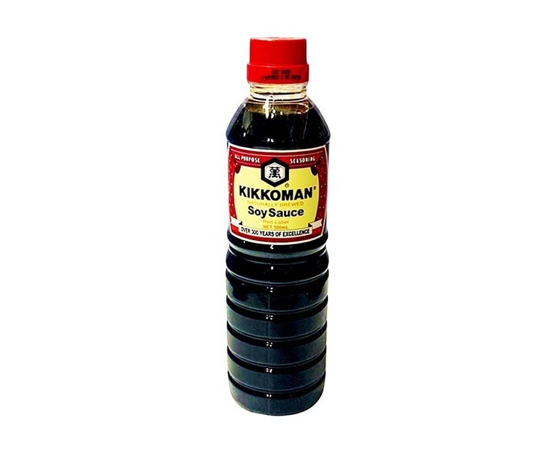 Kikkoman All-Purpose Seasoning Naturally Brewed Soy Sauce Red Label 500mL