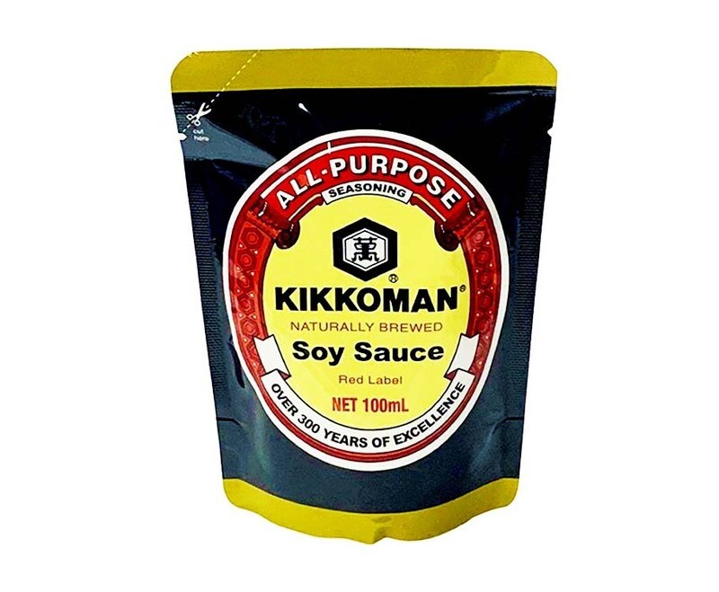Kikkoman All-Purpose Seasoning Naturally Brewed Soy Sauce Red Label 100mL