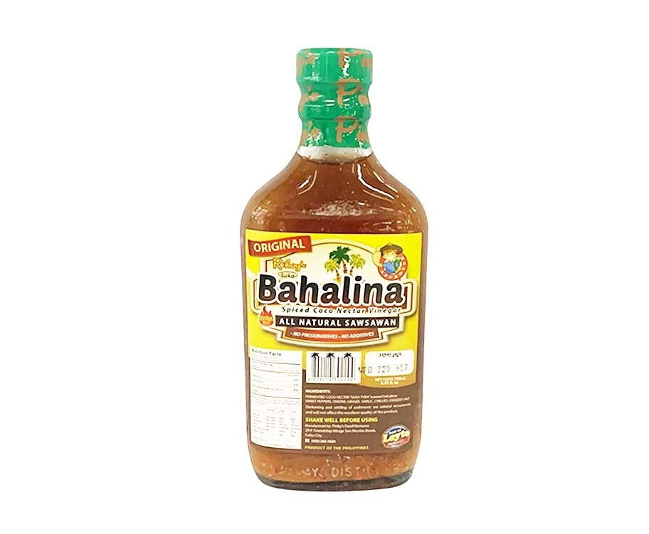 Rikoy's Suka Bahalina Spiced Coco Nectar Vinegar Original Extra Hot 250mL